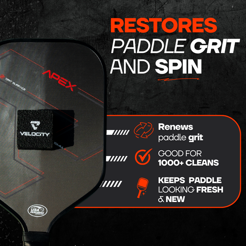 Pickleball Paddle Cleaner Eraser with FREE Overgrip Tape