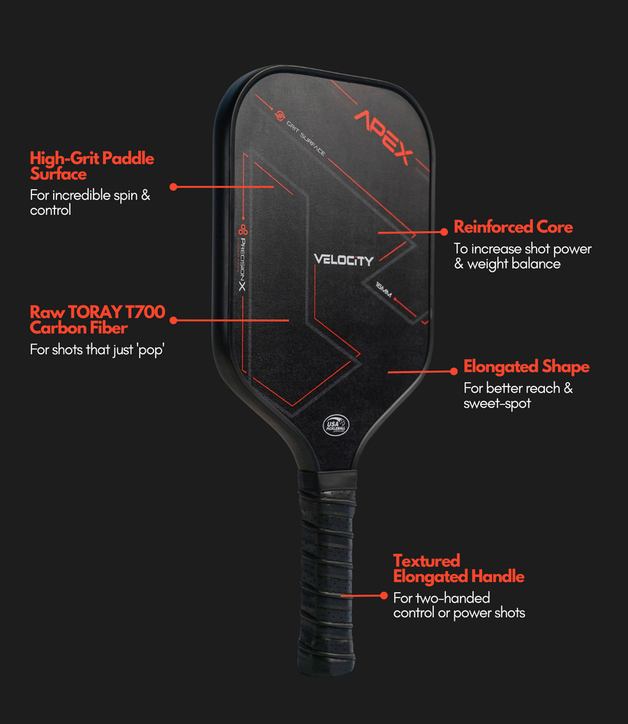 Carbon Fiber & Kevlar Pickleball Paddles | Velocity Paddle
