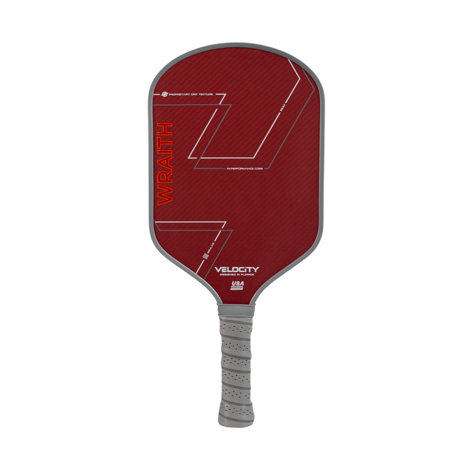 WRAITH DuPont™ Kevlar Pickleball Paddle GREY (w/ Sleeve)