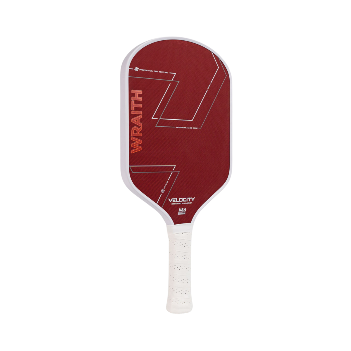 WRAITH DuPont™ Kevlar Pickleball Paddle WHITE (w/ Sleeve)